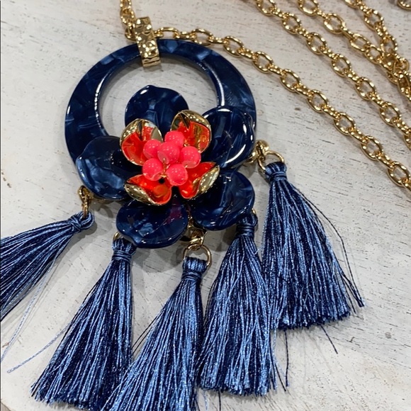 Lilly Pulitzer | Jewelry | Lilly Pulitzer High Tide Maritime Necklace ...